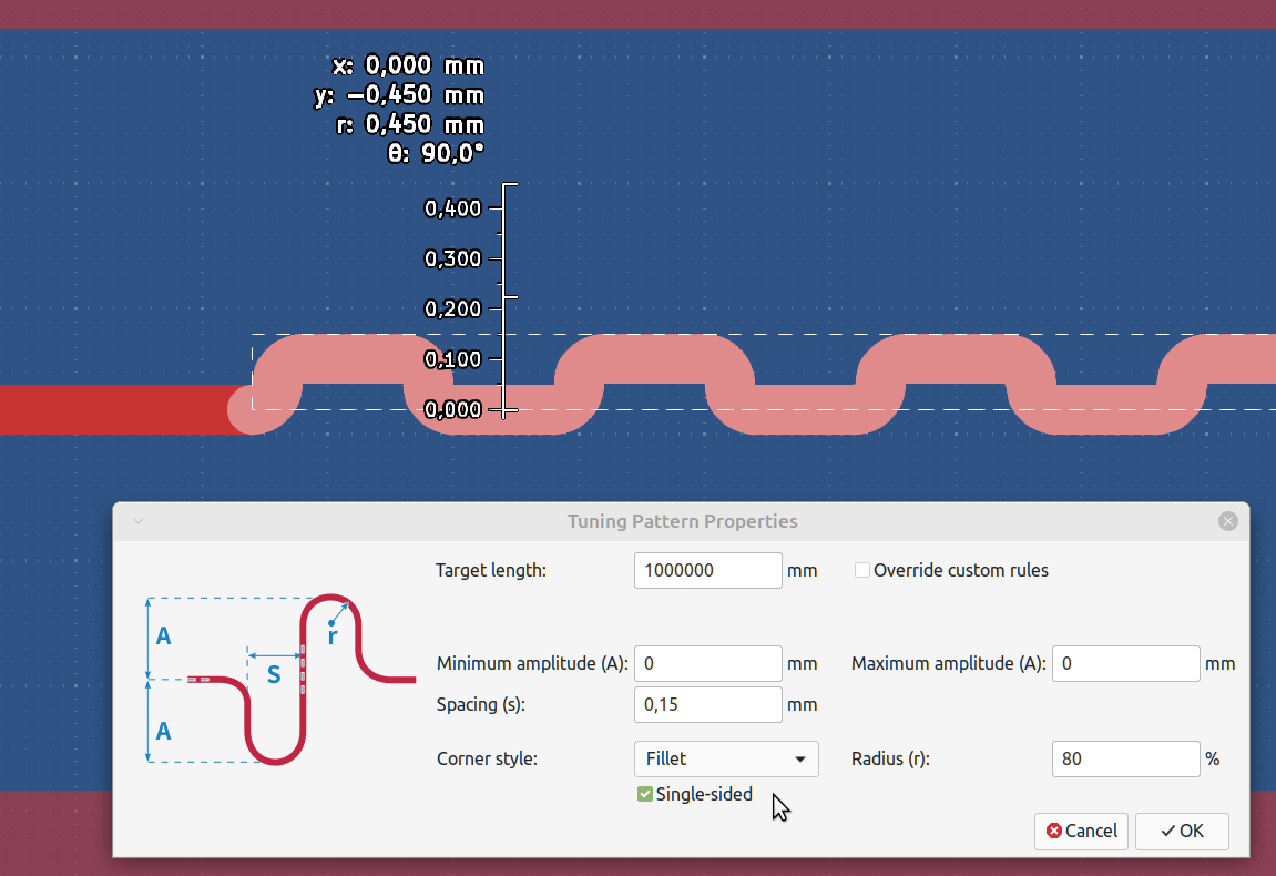 SOLVED Track Length Tuning Is There A Minimum Space Limit Layout