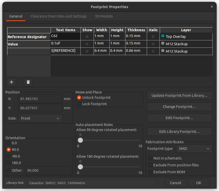 Bulk Edit Properties Of Multiple Footprints Using Regex Based Tools