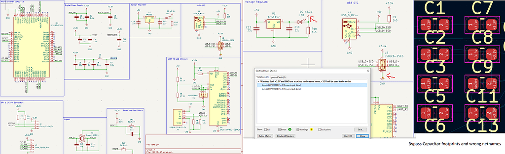 Esp32 S3 More Than One Name Given To This Bus And Net Bug Schematic Forums