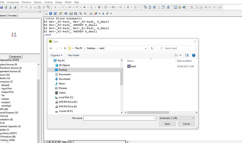 Exporting KiCad netlist to Micro-Cap - Association (CvPCB) - KiCad.info ...