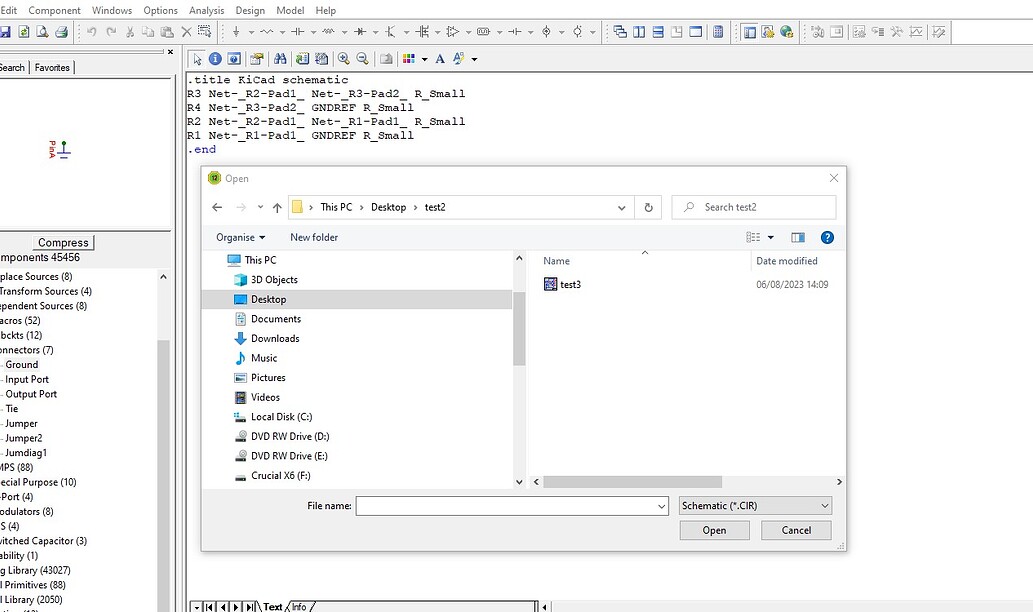 Exporting KiCad netlist to Micro-Cap - Association (CvPCB) - KiCad.info ...