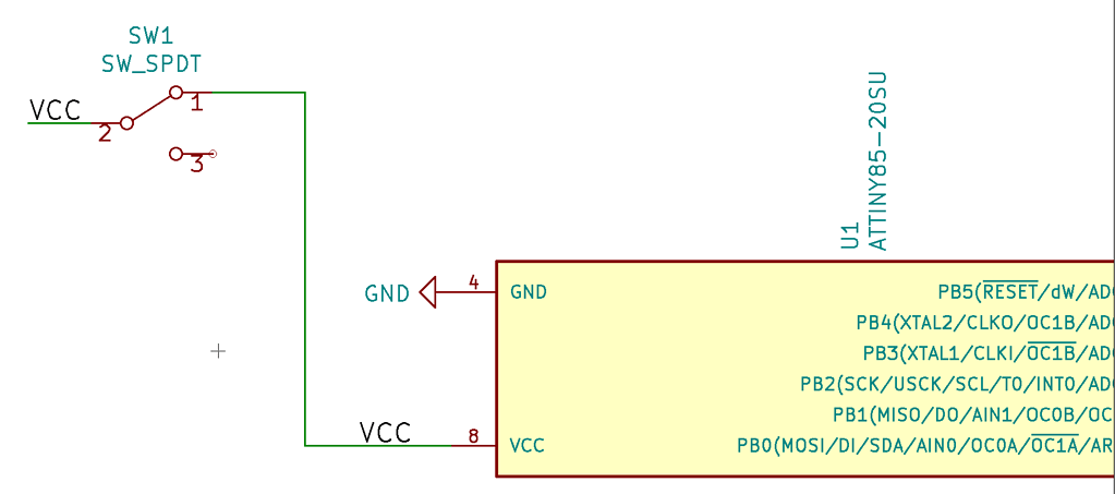 spdt slide switch schematic