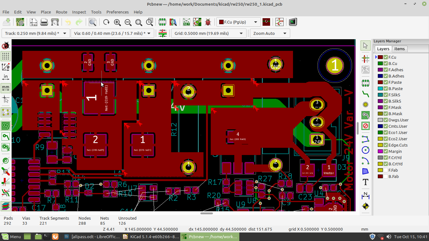 Gap Between Fill Areas Layout KiCad info Forums