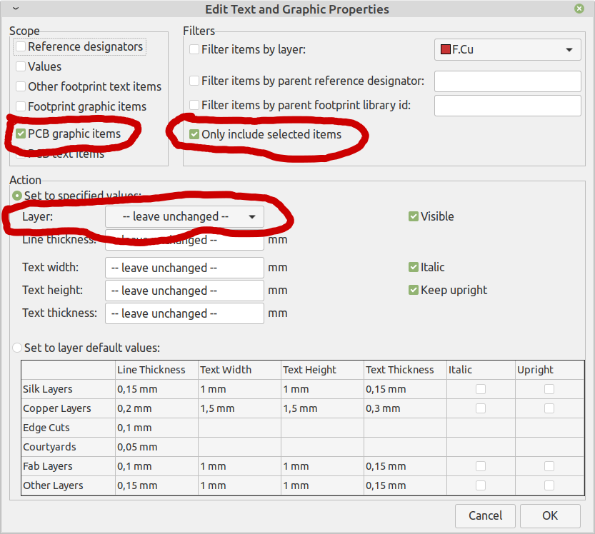 How Can I Change An Object Layer Layout KiCad info Forums