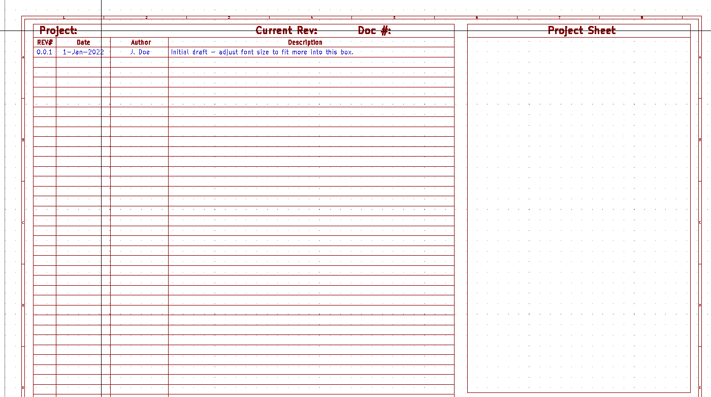 Template Creation Making A Sheet Inside A Template Schematic